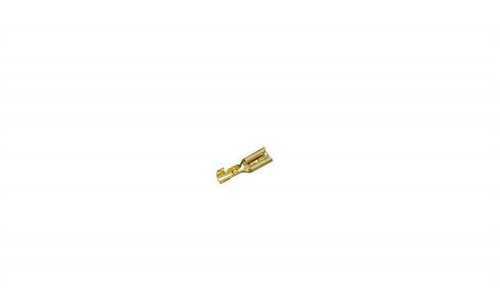 Клемма плоская "гн" 2.8mm gold DJ622-2.8A