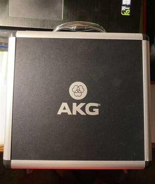 AKG P420 + поп-фильтр из стали