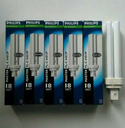 Лампа Philips master pl-c 840/2p 18watt