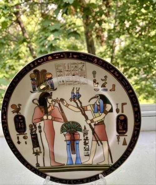 Тарелка сувенирная фарфор Египет