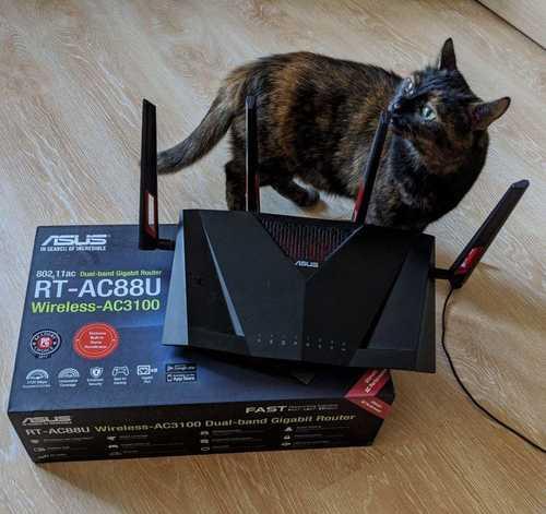Роутер asus RT-AC88U с проблемой