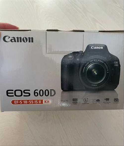 Зеркальный фотоаппарат Canon EOS 600d