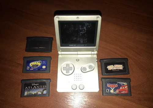 Gameboy Advance SP на запчасти