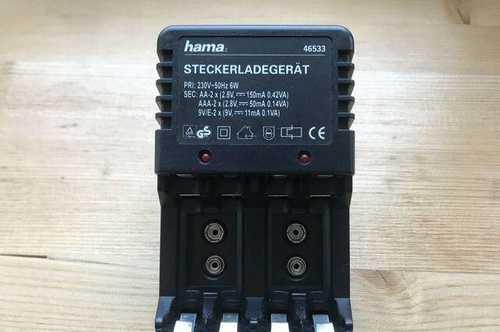 Зарядка для NiCd NiMH аккумуляторов AA, AAA, 9V