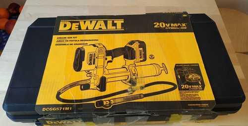 Dcgg571 Dewalt пресс-масленка смазочный пистолет