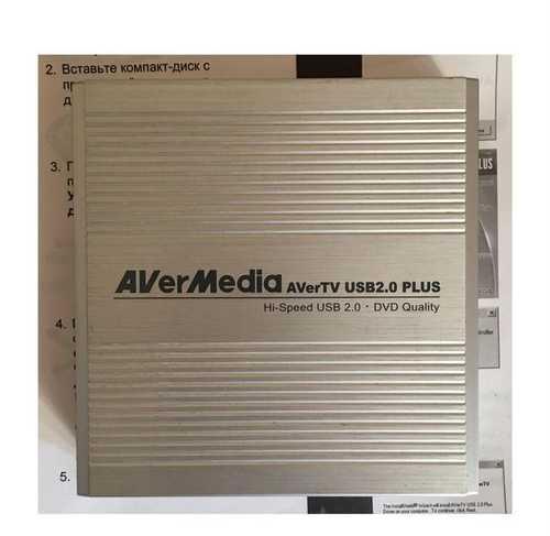 Внешний тв-тюнер AVerMedia avertv USB2.0 Plus