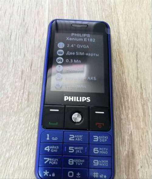 Телефон philips xenium e182 обзор