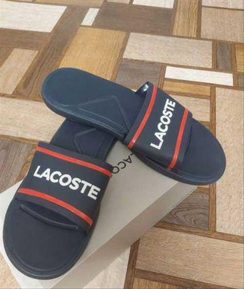 Шлепанцы мужские lacoste