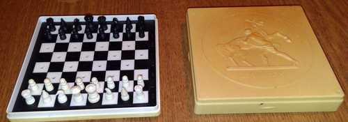 Дорожные мини-шахматы, мини-шашки с фиксаторами