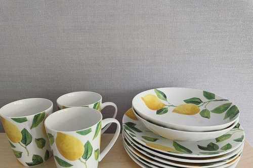 Набор столовой посуды kuchenland home лимоны