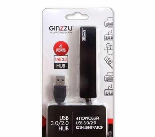 Хаб USB Ginzzu GR-334UB