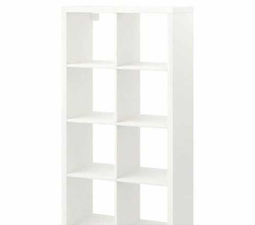 Стеллаж IKEA Каллакс, белый, 77 x 147 см