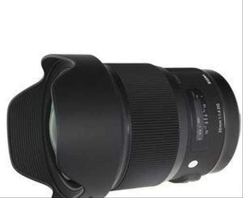 Объектив Sigma Canon AF 20mm F1.4 DG HSM ART