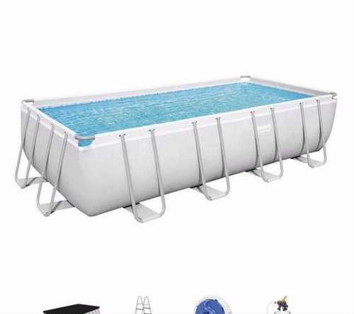 Бассейн Bestway 488х244х122 см + песочный ф/насос