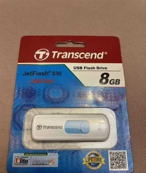 USB флешка новая 8gb Transcend