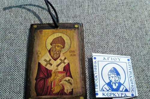 Икона святого Спиридона Тримифунтского и Филахто