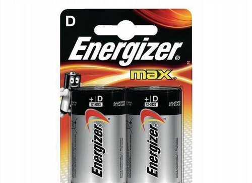 Батарейка-R-20 Energizer-MAX-2 шт