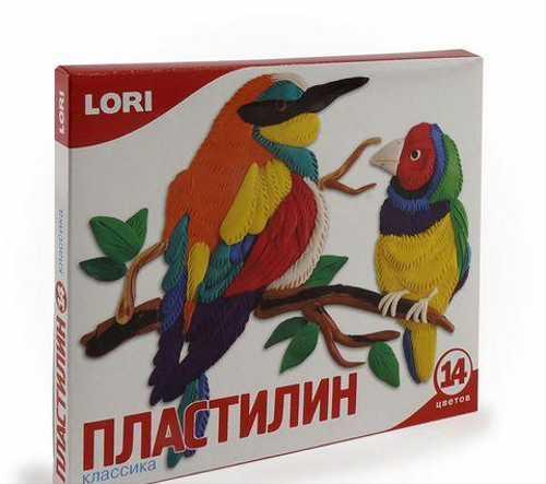Новый пластилин Lori 14 цв