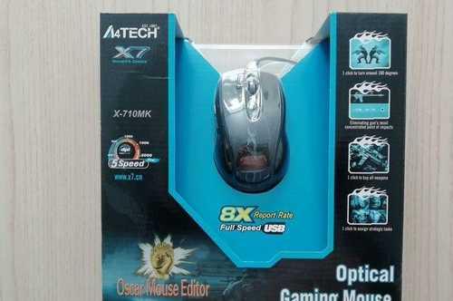 Мышь A4Tech Game Optical Mouse X-710MK