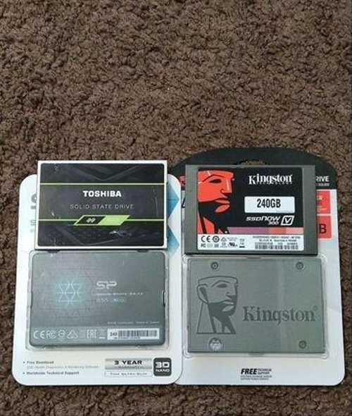 SSD разные, 120gb / 240gb Kingston, SP, др