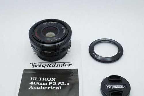 Объектив Voigtlander ultron slii 40mm f2 Nikon