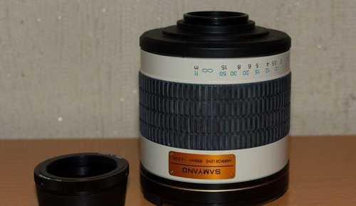 Объектив Samyang 500mm f/6.3 MC IF Mirror T-mount