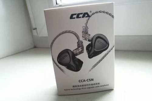 Гибридные наушники CCA CSN новые Grey