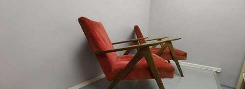 Кресло Винтажное деревянное СССР циркуль
