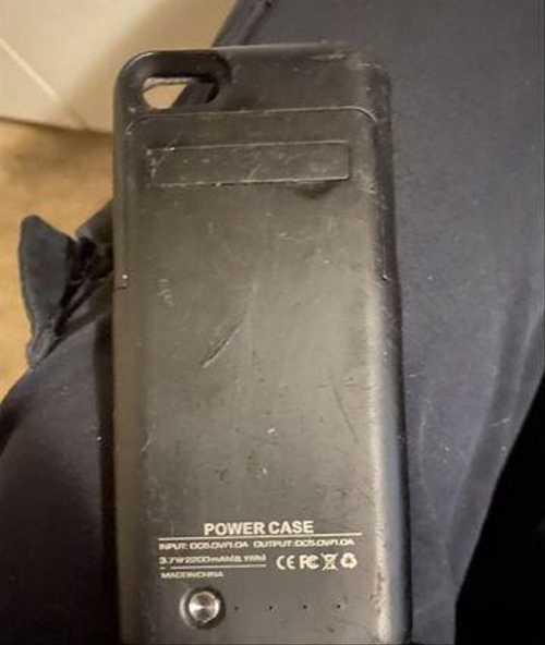 Power case заряжающий чехол на iPhone SE