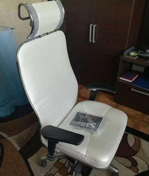 Офисное кресло Samurai KL 3.02 новое, кожа