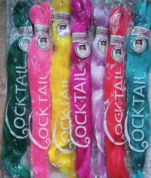 Отличный канекалон "Cocktail", за 7 пачек