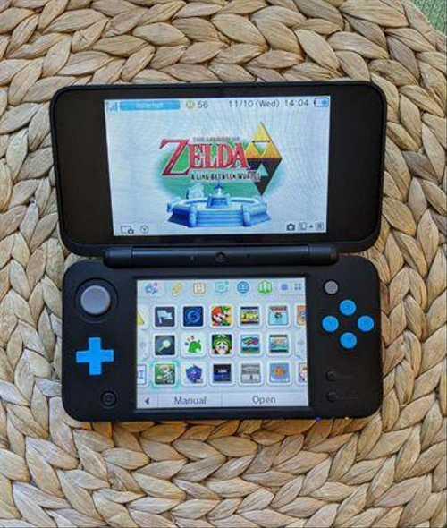 Прошитая New Nintendo 2DS XL Blue & Black