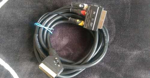 Audio video cable схема scart на тюльпаны