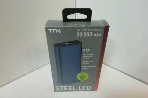 Power Bank TFN Steel LCD 20000 (PB-218) | Festima.Ru - Мониторинг объявлений