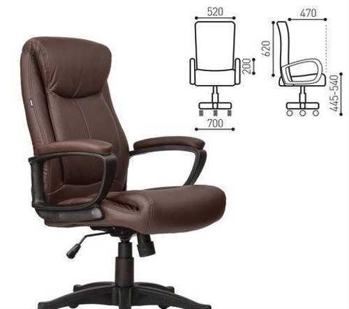 Кресло офисное brabix "Enter EX-511" коричневое