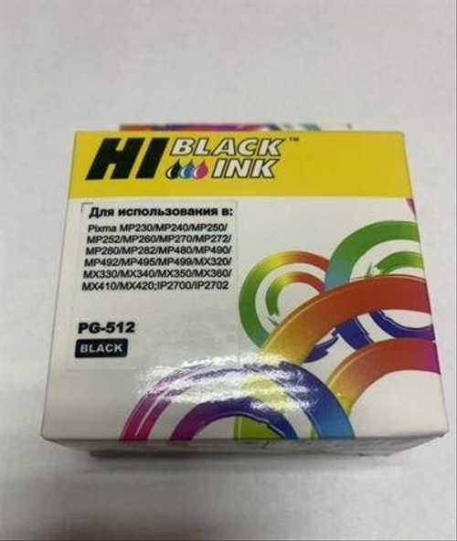 Картридж Hi-Black PG-512, совместимый