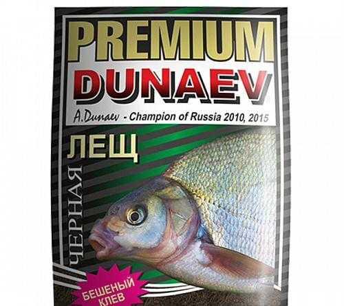 Прикормка dunaev-premium лещ черная 1 кг