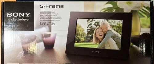 Цифровая фоторамка sony S-Frame DPF-C70A