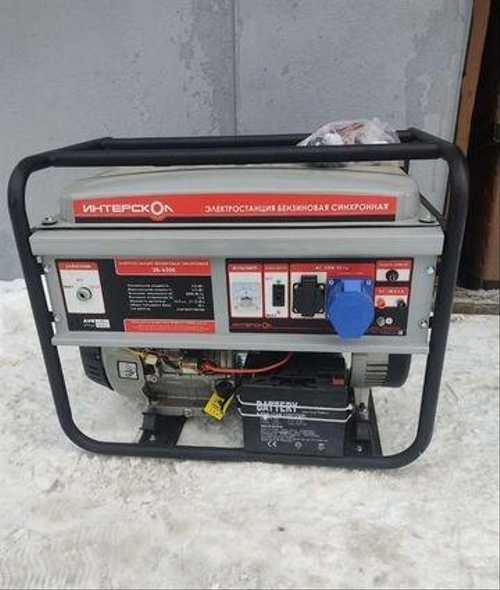 Бензиновый генератор интерскол 6500 с электро стар