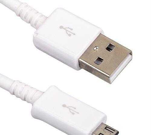 USB дата-кабель microUSB (белый, GS2037)