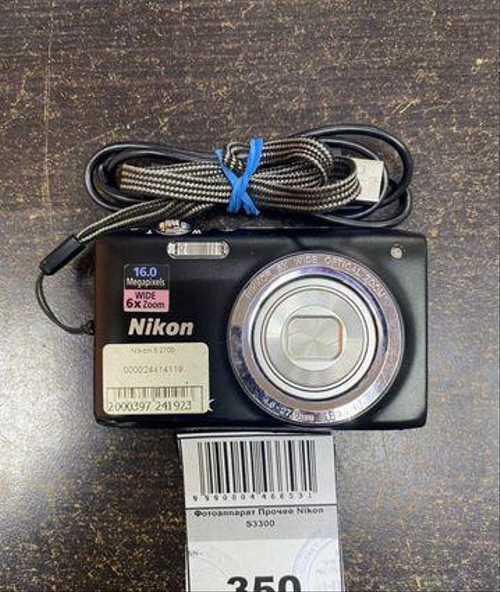 Фотоаппарат Прочее Nikon S3300