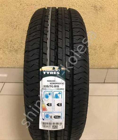 Грузовые шины Nokian 225/70R15C резина Нокиан 15Ц