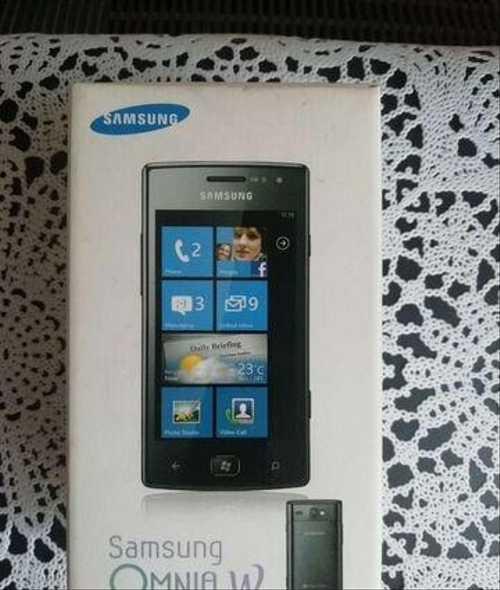 Samsung Omnia W, Windows Phone, сотовый телефон