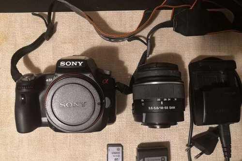 Sony slt a33+объектив 18-55 mm F3.5-5.6
