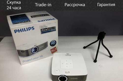 Мини проектор Philips работает от аккумулятора
