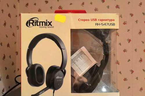 Ritmix rh 547 usb нет звука