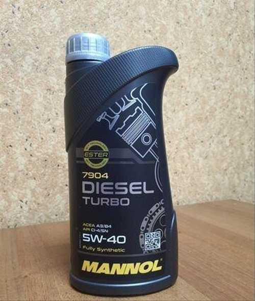 Mannol Diesel Turbo 1л - 5w40 A3/B4, Cl-4/SN