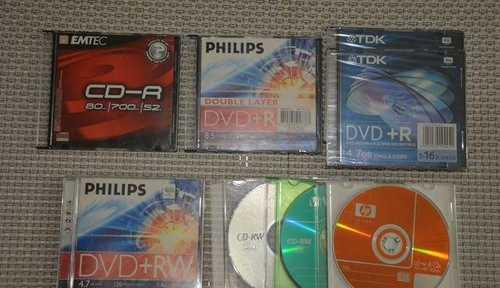 CD RW / DVD RW / DVD R / DVD R DL диски/болванки