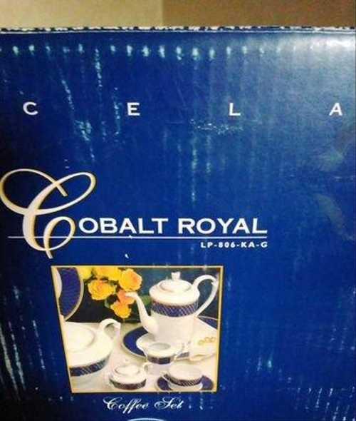 Кофейный сервиз 6 персон 15 предметов cobalt royal