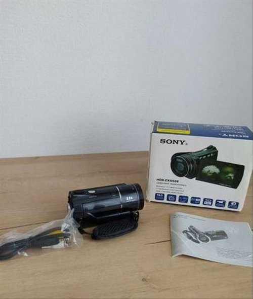 Видеокамера sony HDR-CX 550E